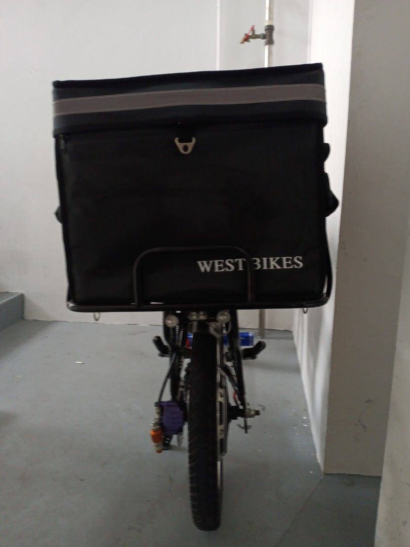 Custom Electric Bike with Delivery Bag, Sports Equipment, PMDs, E ...