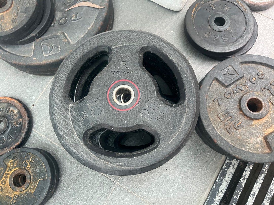 DOMYOS Weight Plates - Various Sizes No, Sports Equipment, Exercise ...