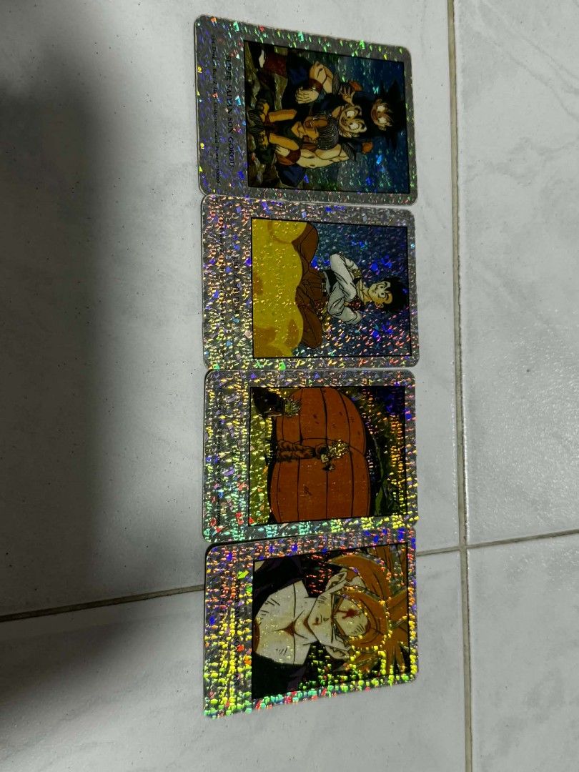 Dragon Ball Z Holographic Trading Cards, Hobbies & Toys, Toys & Games ...