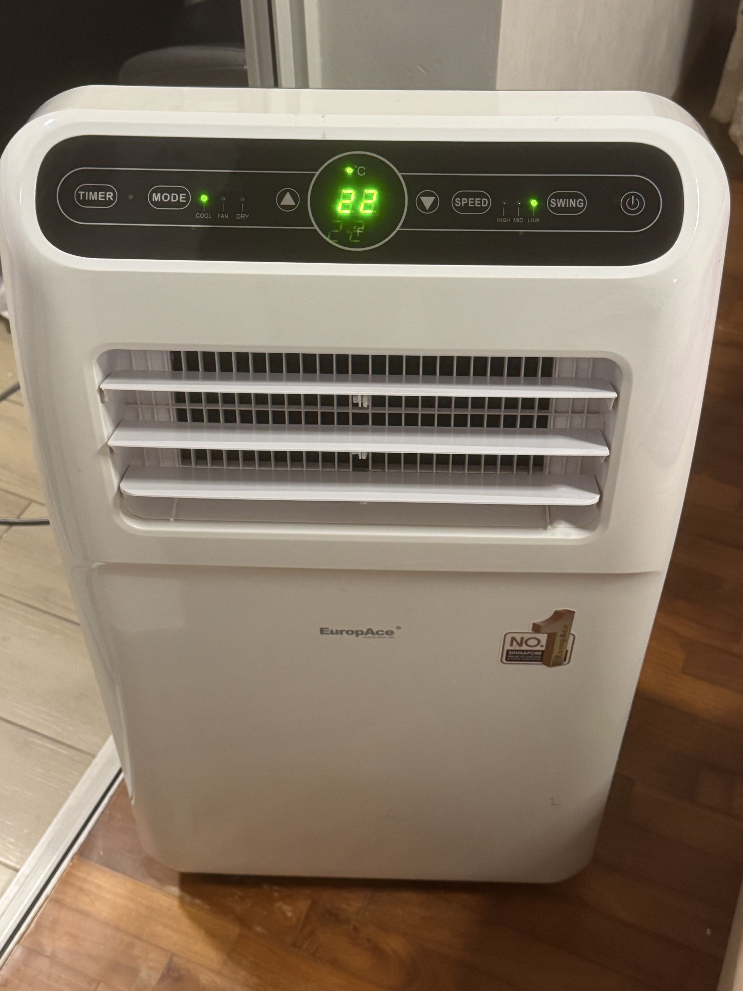 Portable Aircon EuropAce EPAC 12D5 Portable Air Conditioner, TV & Home ...