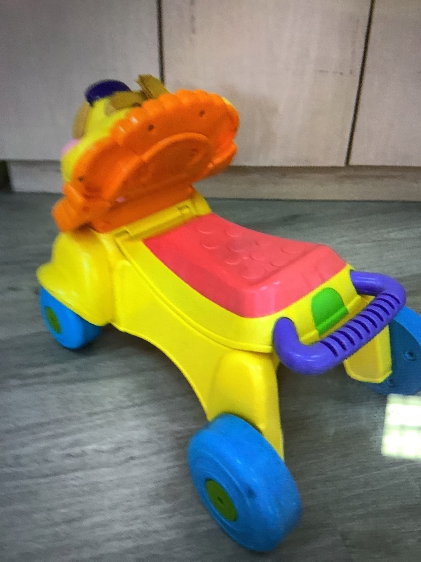 Fisher price lion ride on toy, Babies & Kids, Infant Playtime on Carousell