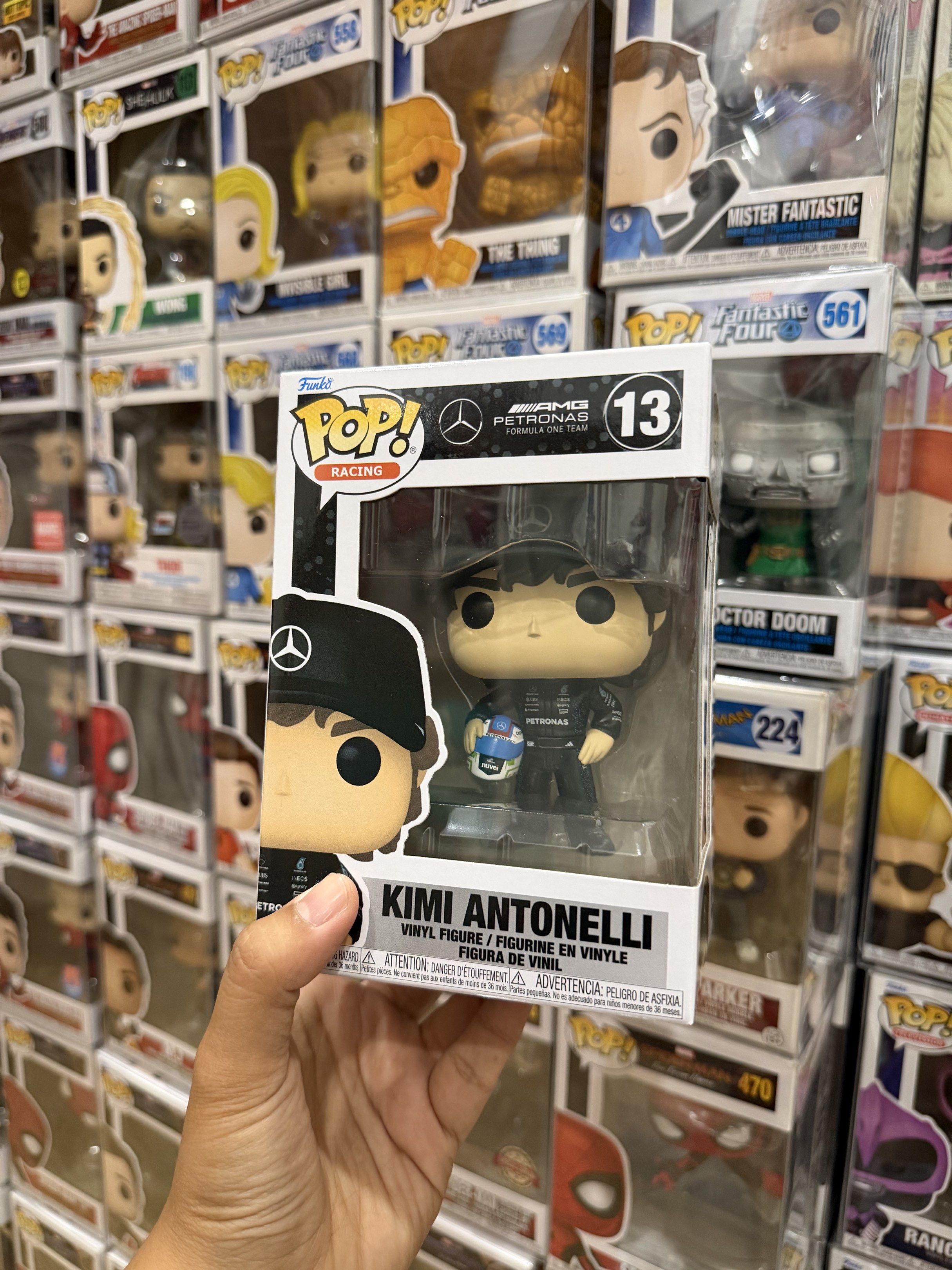 Funko Pop F1 Formula 1 Racing Kimi Antonelli Figure, Hobbies & Toys ...