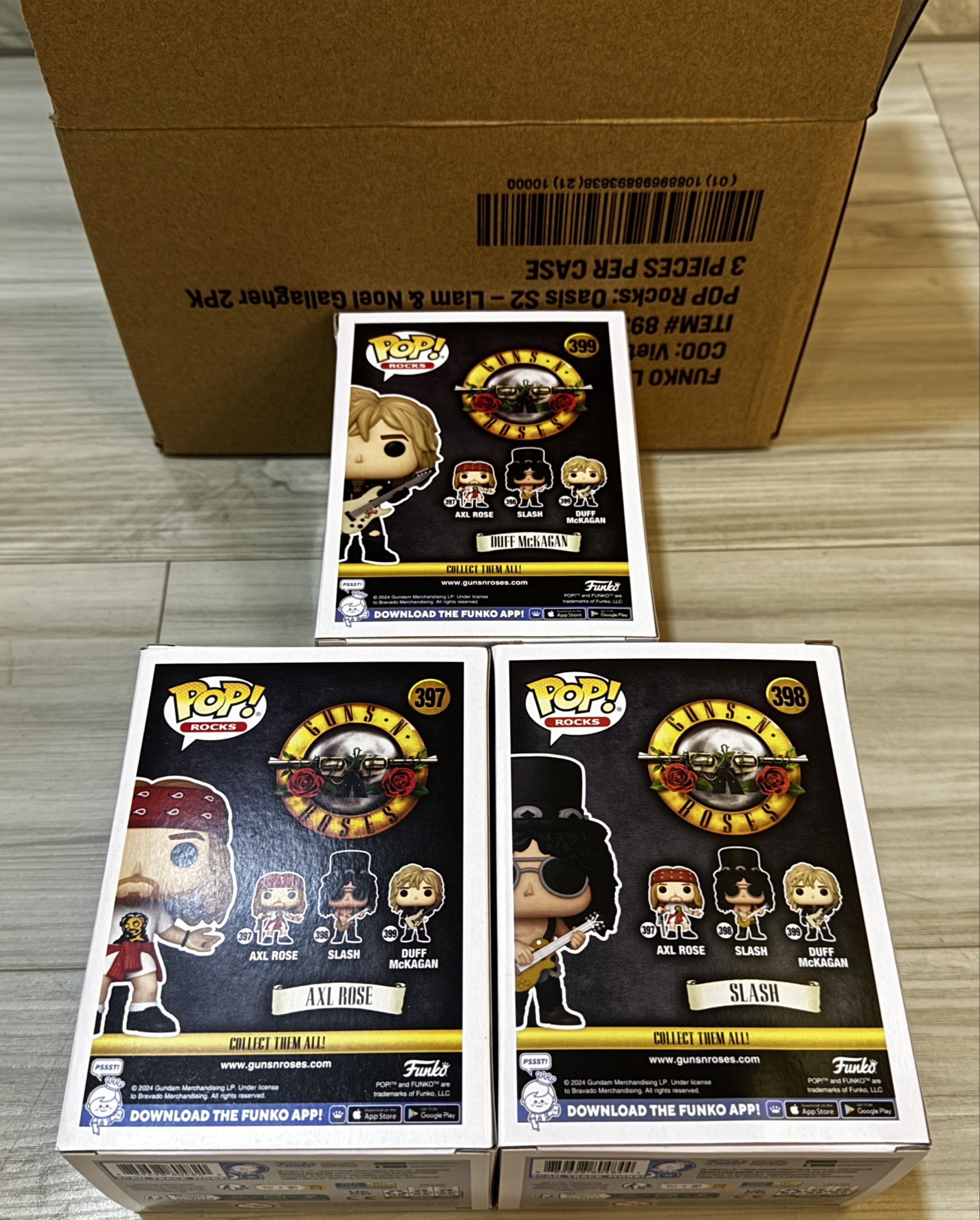 Funko Pop! Rocks: Guns N' Roses Set, Hobbies & Toys, Toys & Games on ...