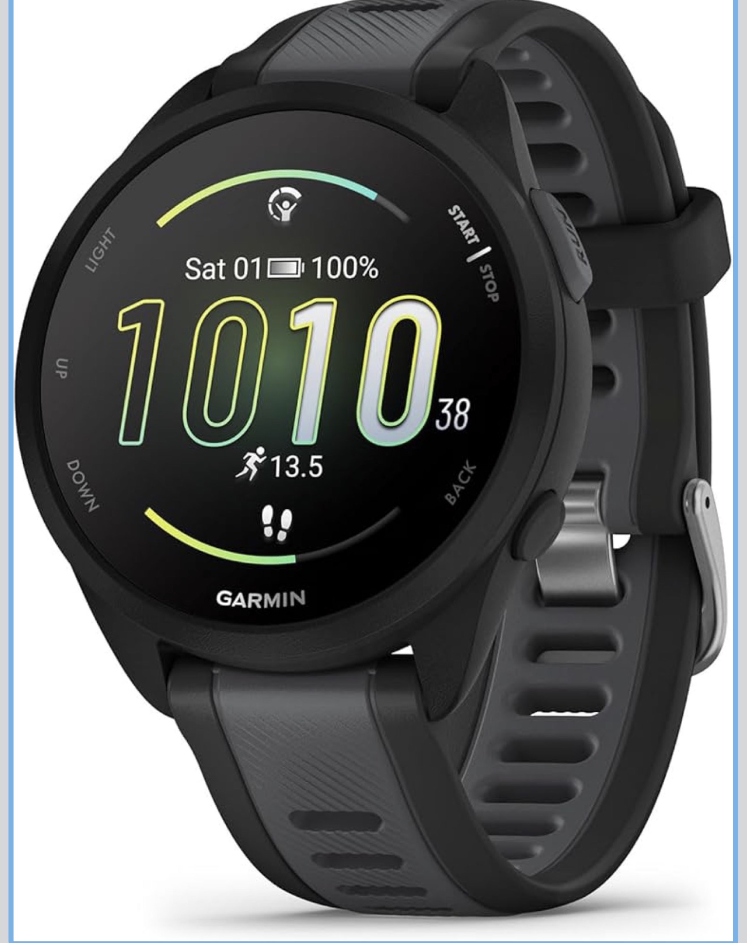 Garmin Forerunner 165 - AMOLED Touchscreen Smartwatch, Mobile Phones ...