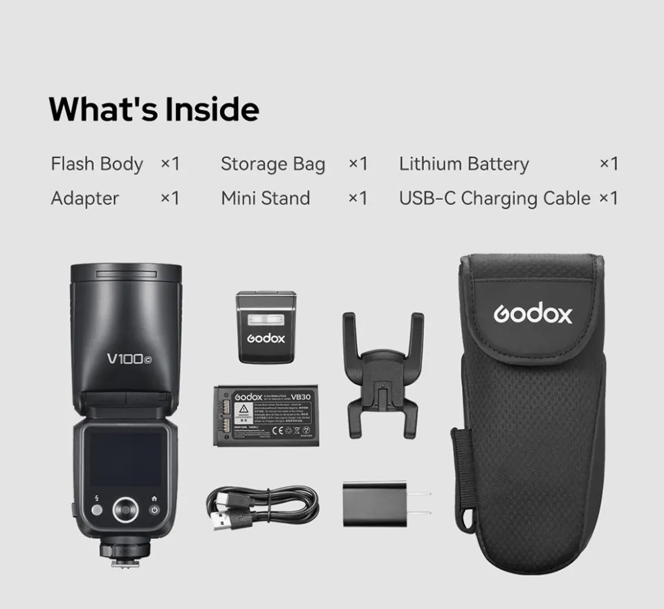 Godox V100 Flash, Photography, Photography Accessories, Flashes on ...