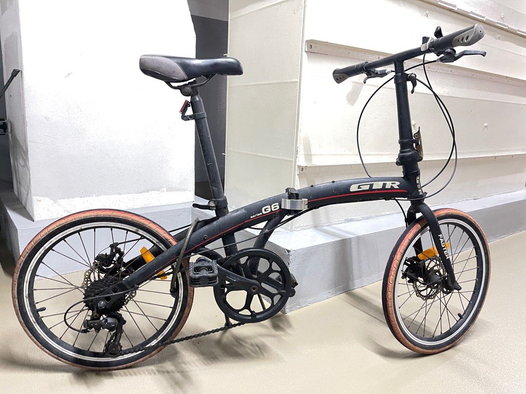 GTR G6 Folding Bike - Black, Sports Equipment, Bicycles & Parts ...