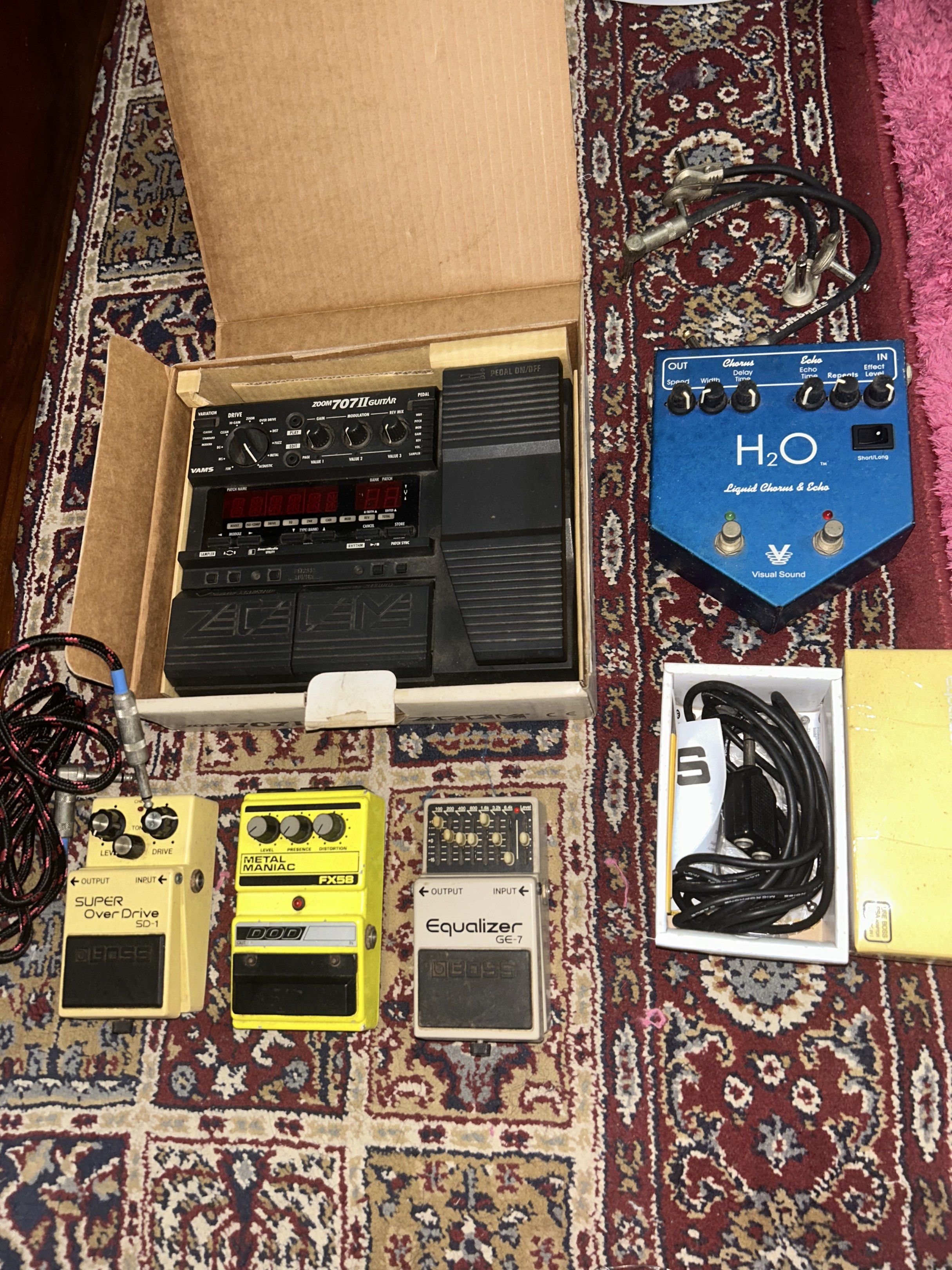 Guitar Effects Pedals, Zoom 707II, Lane Amps, Elixir Strings, Hobbies ...