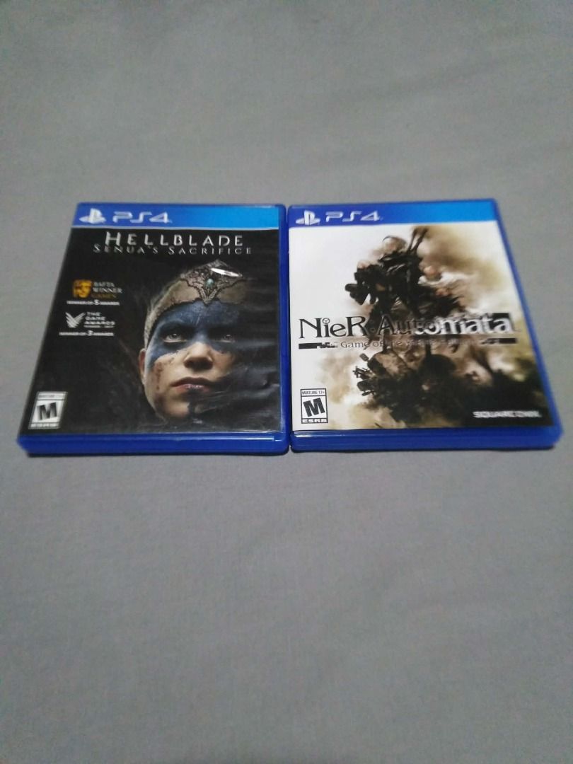 Hellblade Nier Automata PS4 games bundle, Video Gaming, Video Games ...