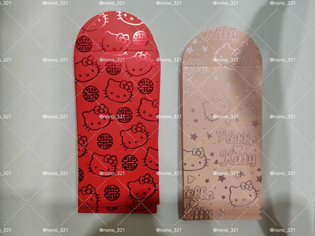 Hello Kitty New Year Red Packet 1 pack, Hobbies & Toys, Collectibles ...