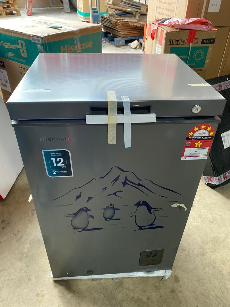 Hisense Chest Freezer FC135LAC, TV & Home Appliances, Kitchen ...