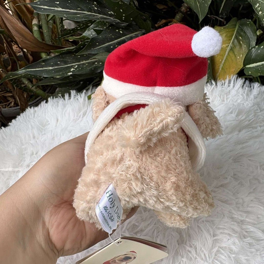 HOLY DOGS Artlist International Christmas-themed Soft Fuzzy Plush Toy ...