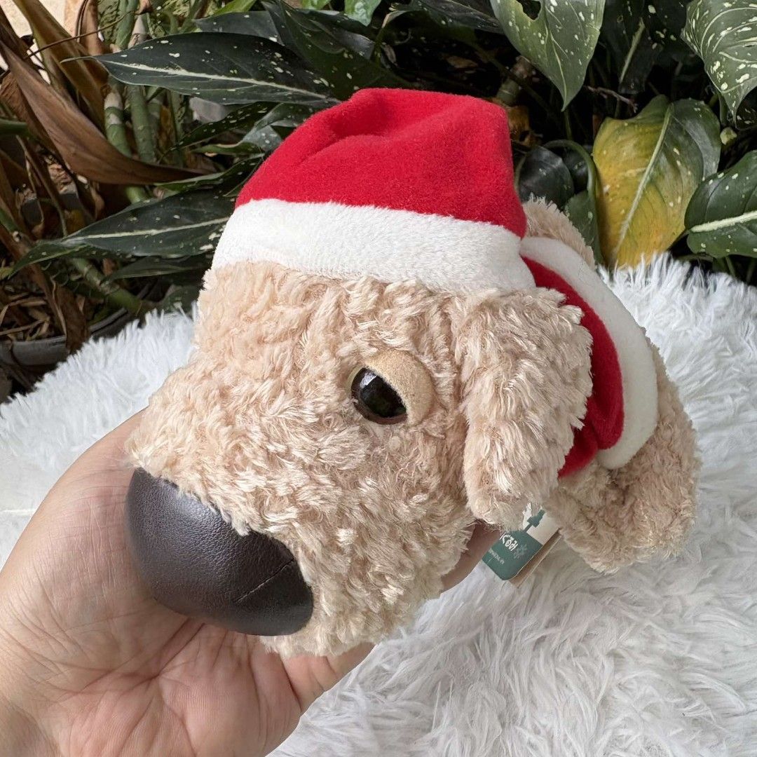 HOLY DOGS Artlist International Christmas-themed Soft Fuzzy Plush Toy ...