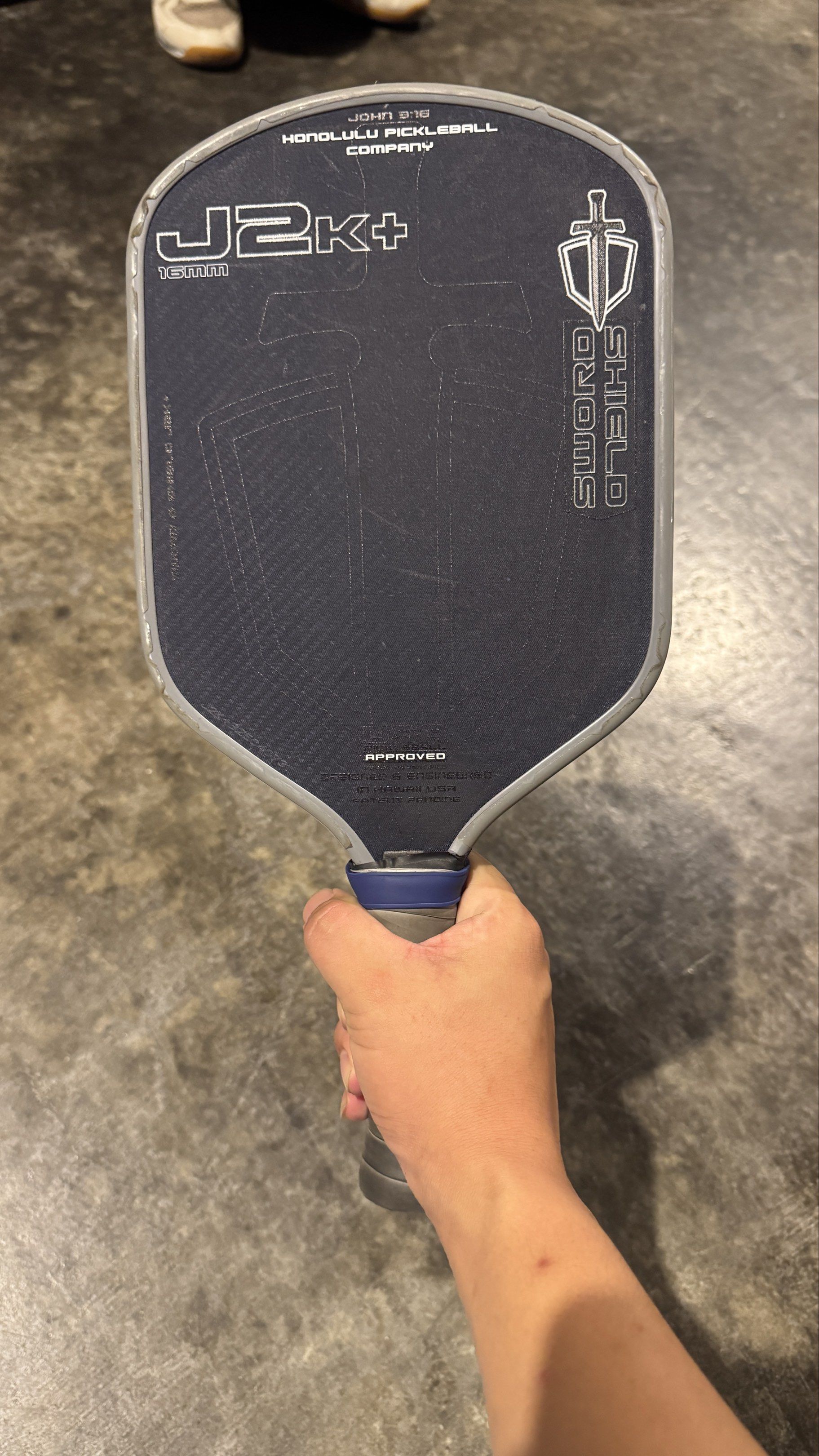 Honolulu J2K+ 16mm Pickleball Paddle With Cover, Sports Equipment ...
