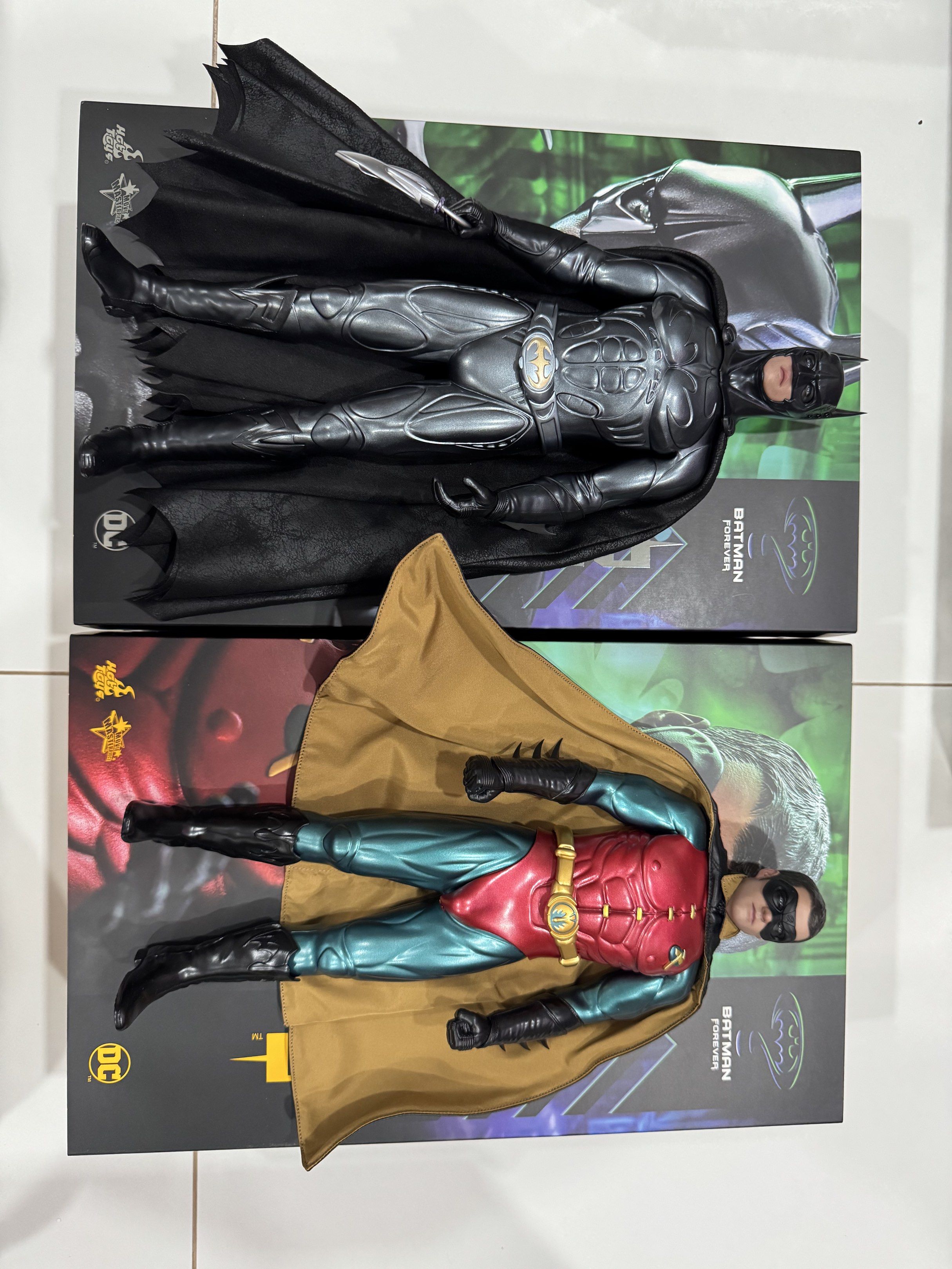 Hot Toys Batman Forever Batman & Robin Figures, Hobbies & Toys, Toys ...