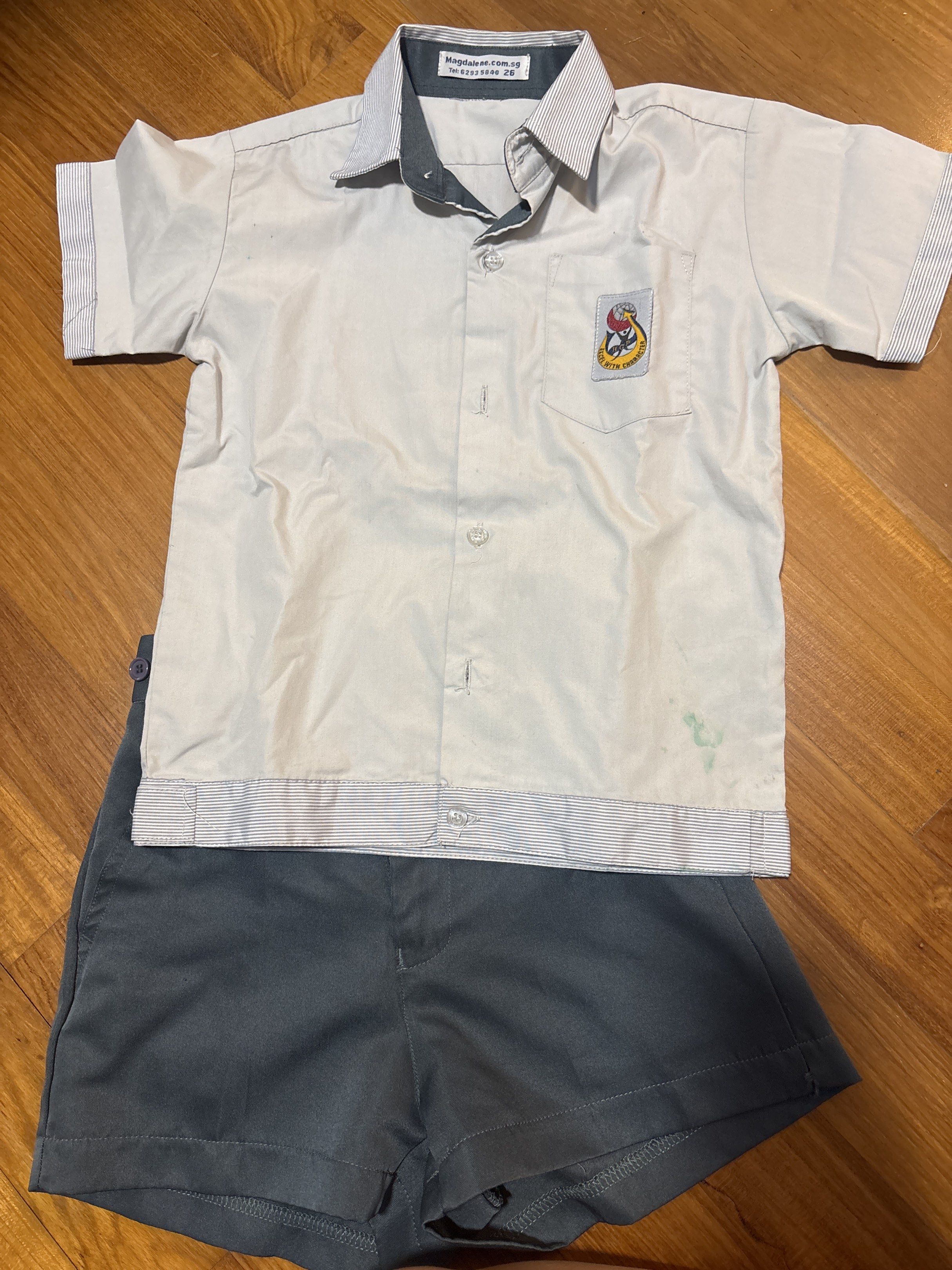 Hougang Primary School Uniform Set, Babies & Kids, Babies & Kids ...