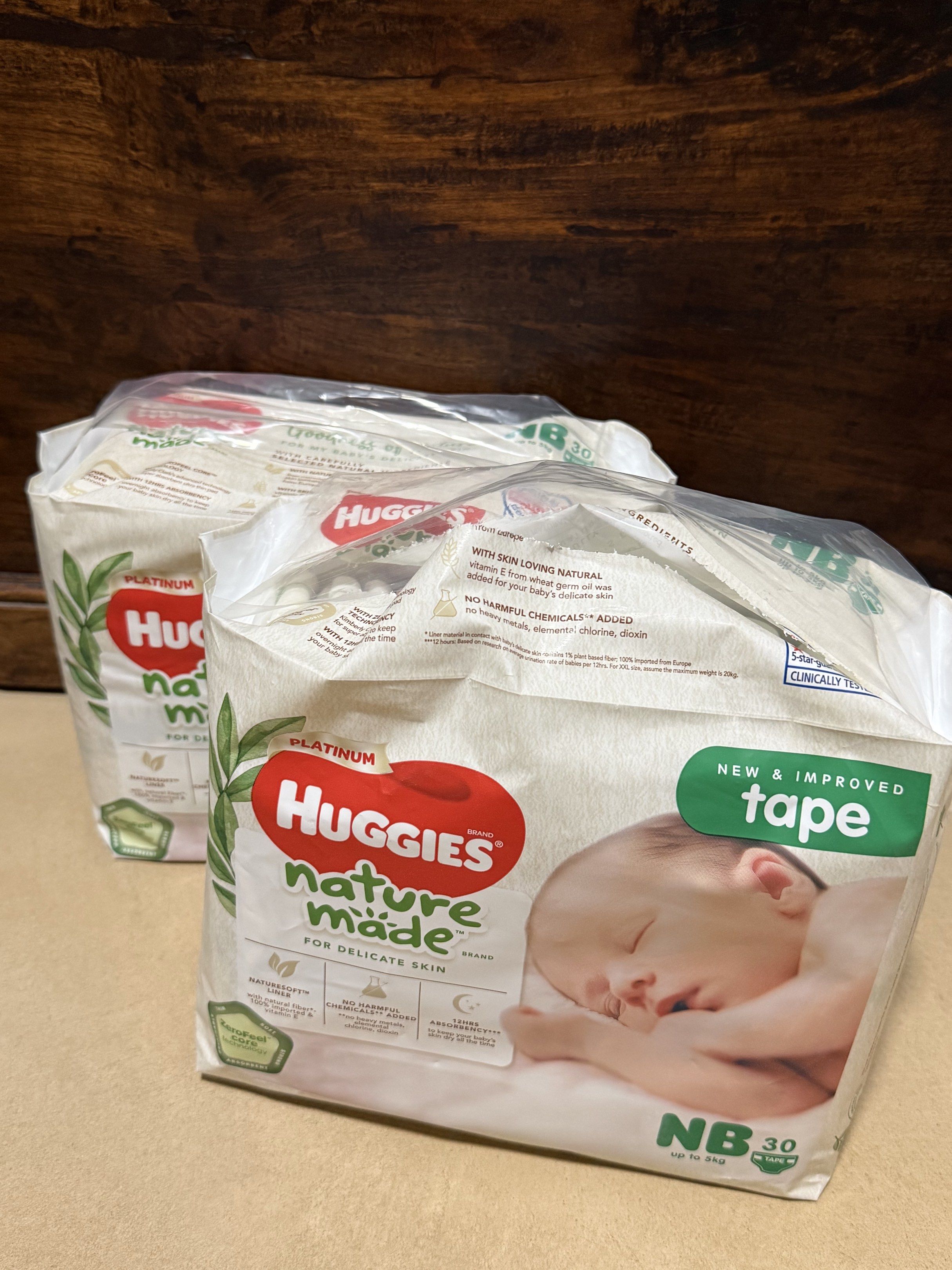 Huggies Nature Made Platinum Newborn Diapers - 30 Count, Babies & Kids ...