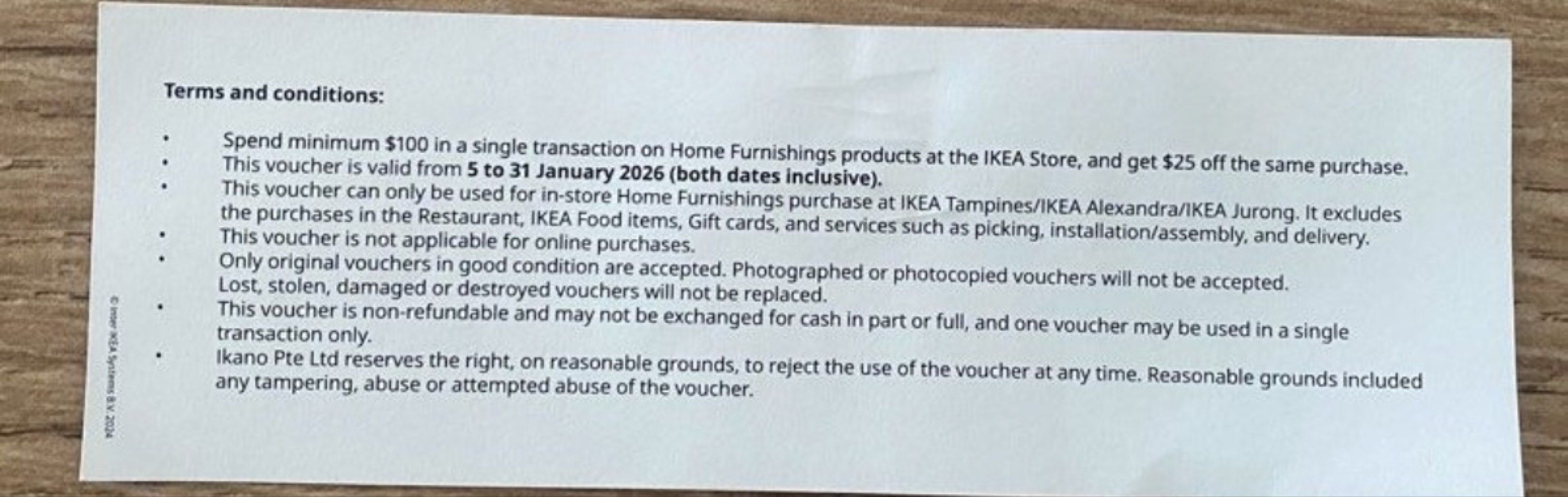 IKEA $25 Voucher selling at $15!!! - Valid Until 31 Jan 2026, Tickets ...