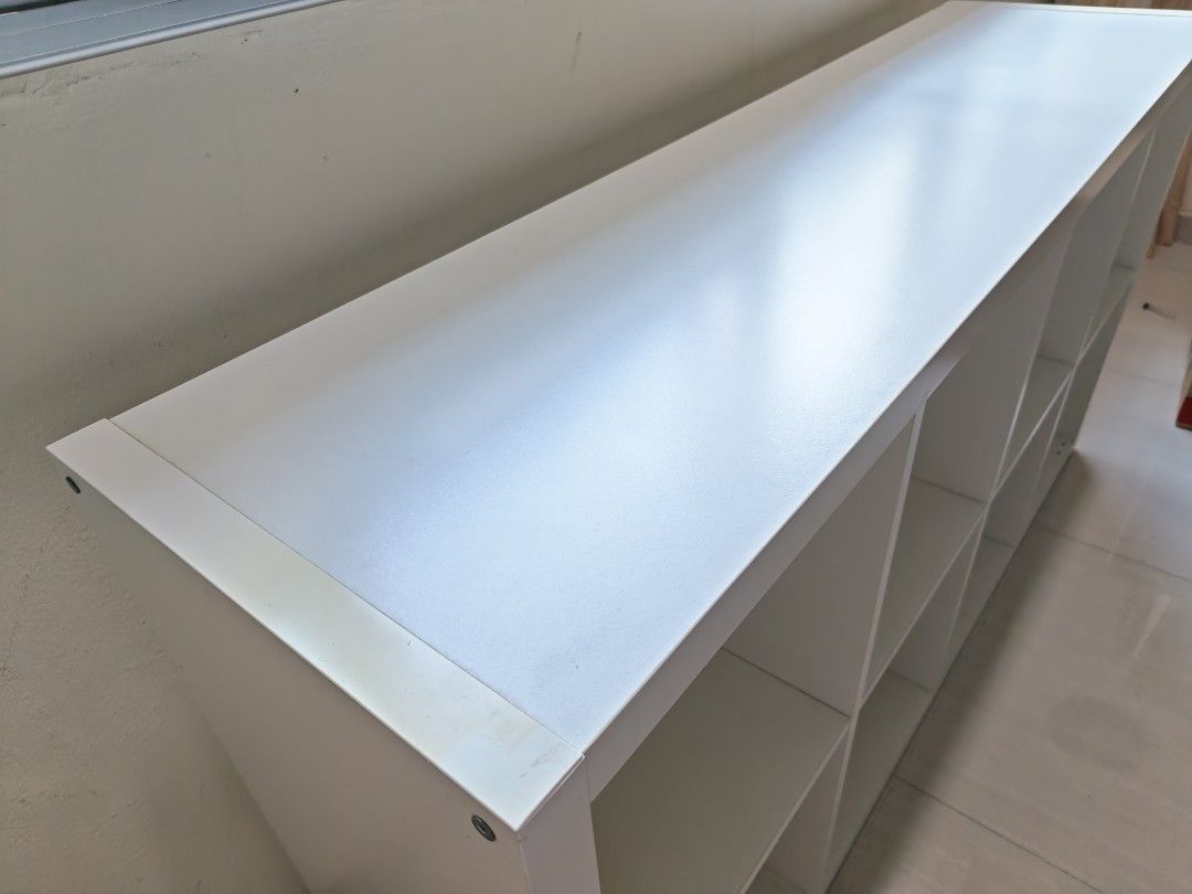 IKEA Kallax Shelving Unit - White, Furniture & Home Living, Furniture ...