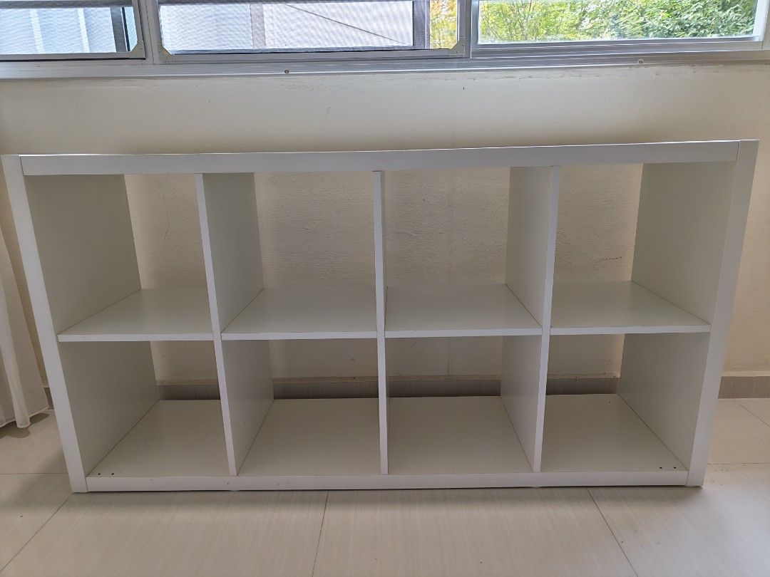 IKEA Kallax Shelving Unit - White, Furniture & Home Living, Furniture ...