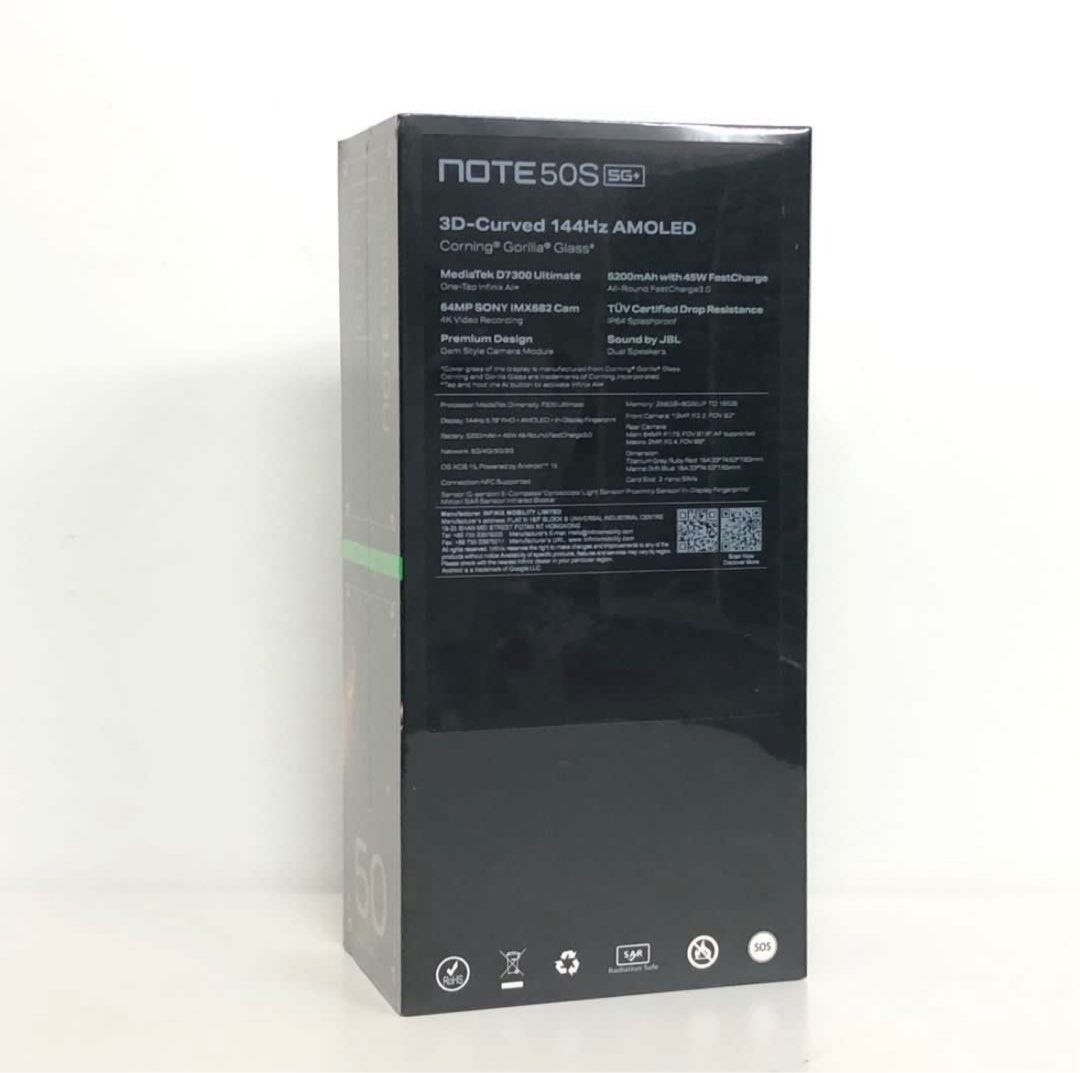 Infinix Note 50S 5G Red 256GB, Mobile Phones & Gadgets, Mobile Phones ...