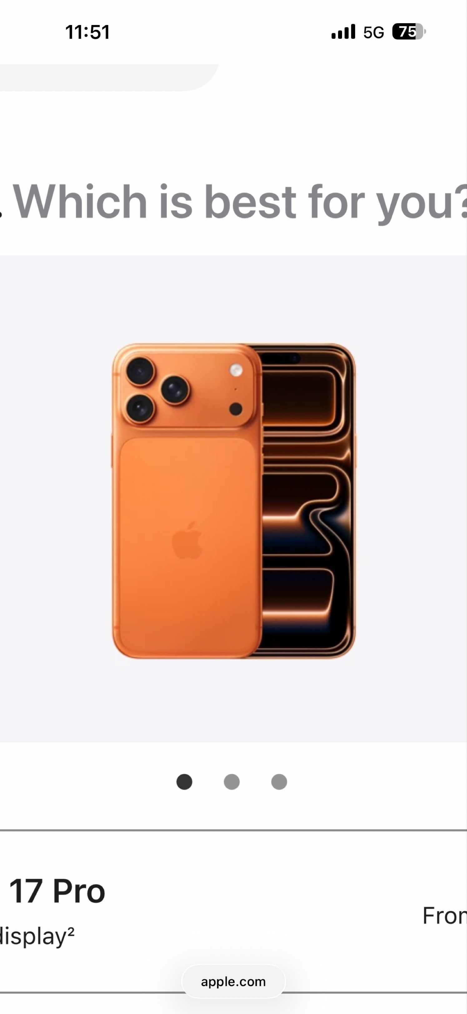 iPhone 17 Pro Max 512GB Cosmic Orange, Mobile Phones & Gadgets, Mobile ...