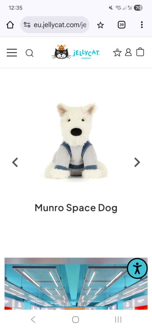 Jellycat Munro Space Dog Plush Toy, Hobbies & Toys, Toys & Games on ...