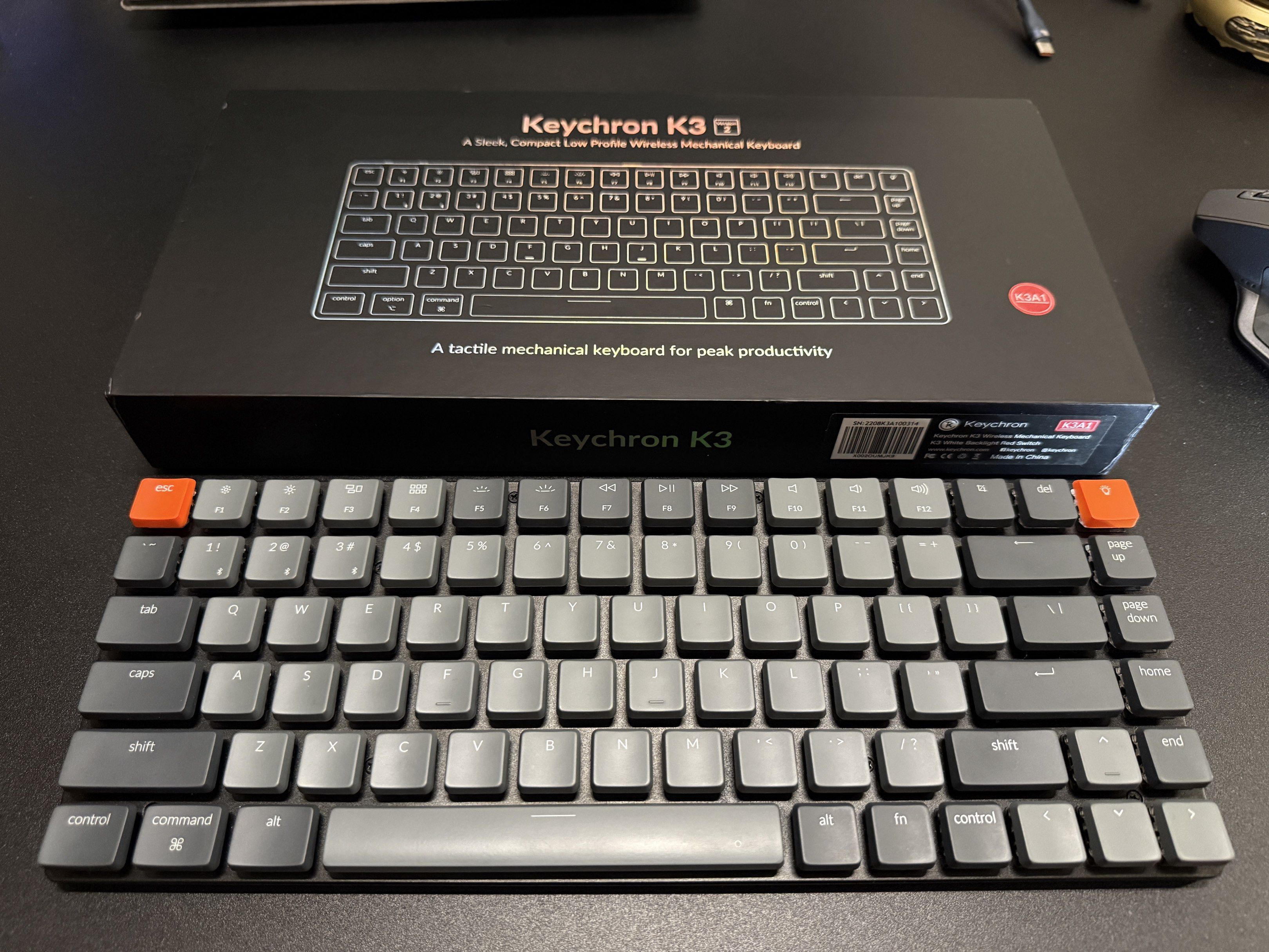 Keychron K3 Wireless Mechanical Keyboard Low Profile, Computers & Tech ...