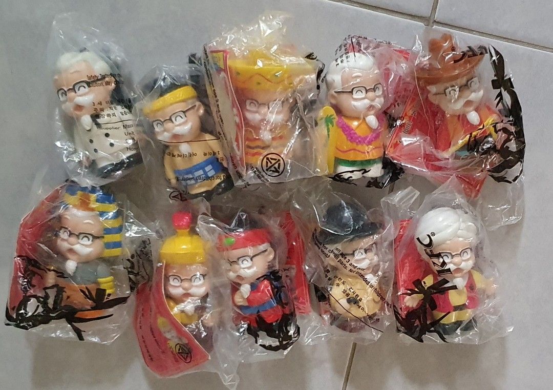 KFC Colonel Sanders Figurines - Complete Set, Hobbies & Toys, Toys ...