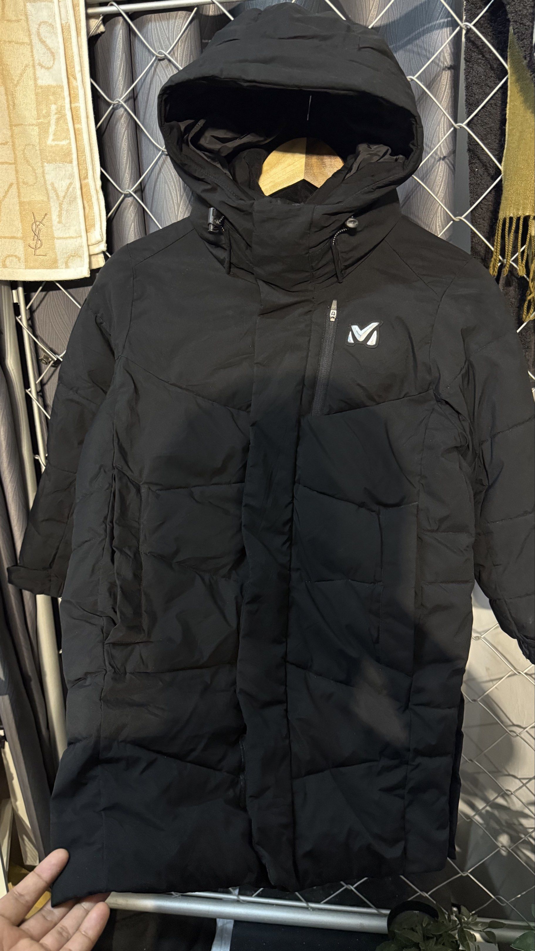 KIDS MILLET SIDE PATCH GORPCORE LONG PUFFER, Babies & Kids, Babies ...