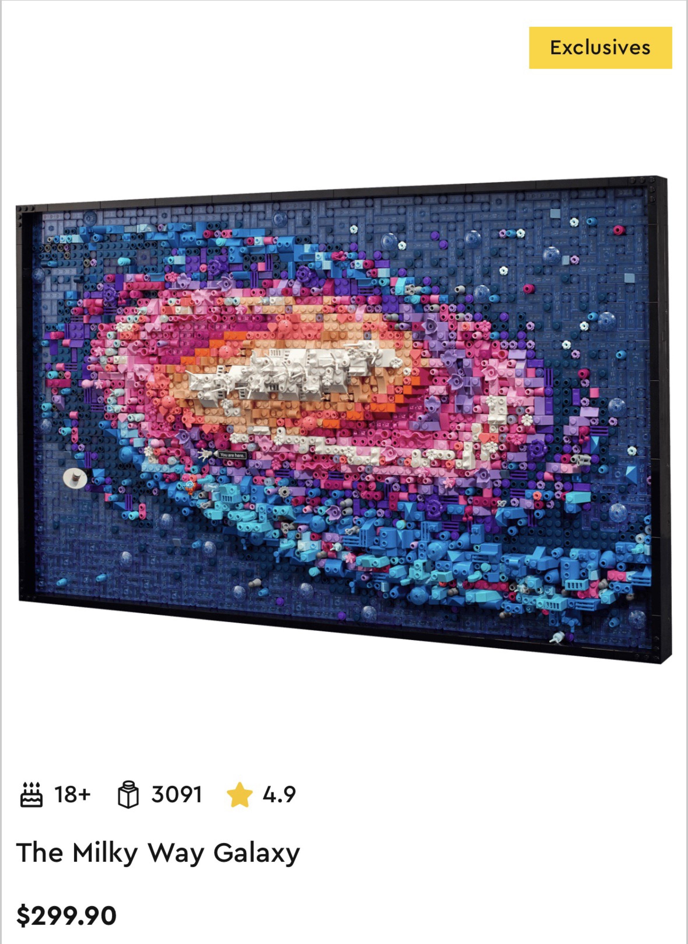 LEGO Art 31205 The Milky Way Galaxy, Hobbies & Toys, Toys & Games on ...