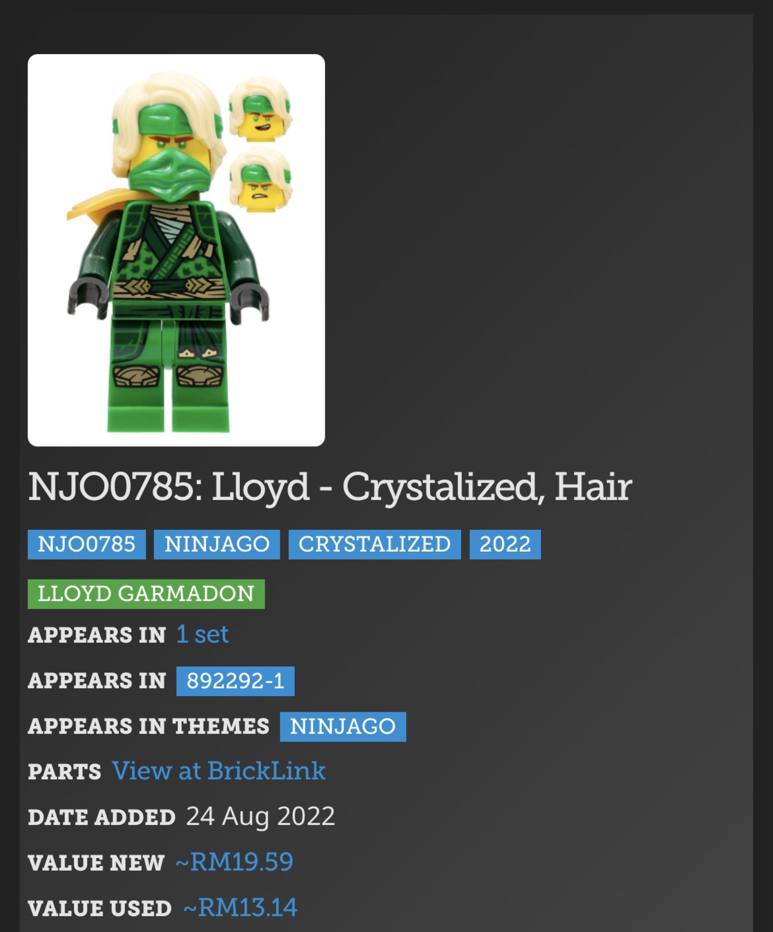 10 original Lego Ninjago Minifigures lot, Hobbies & Toys, Toys & Games ...