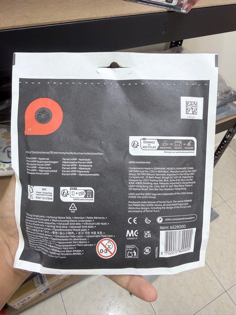 LEGO Speed Champions Ferrari 499P Hypercar, Hobbies & Toys, Toys ...