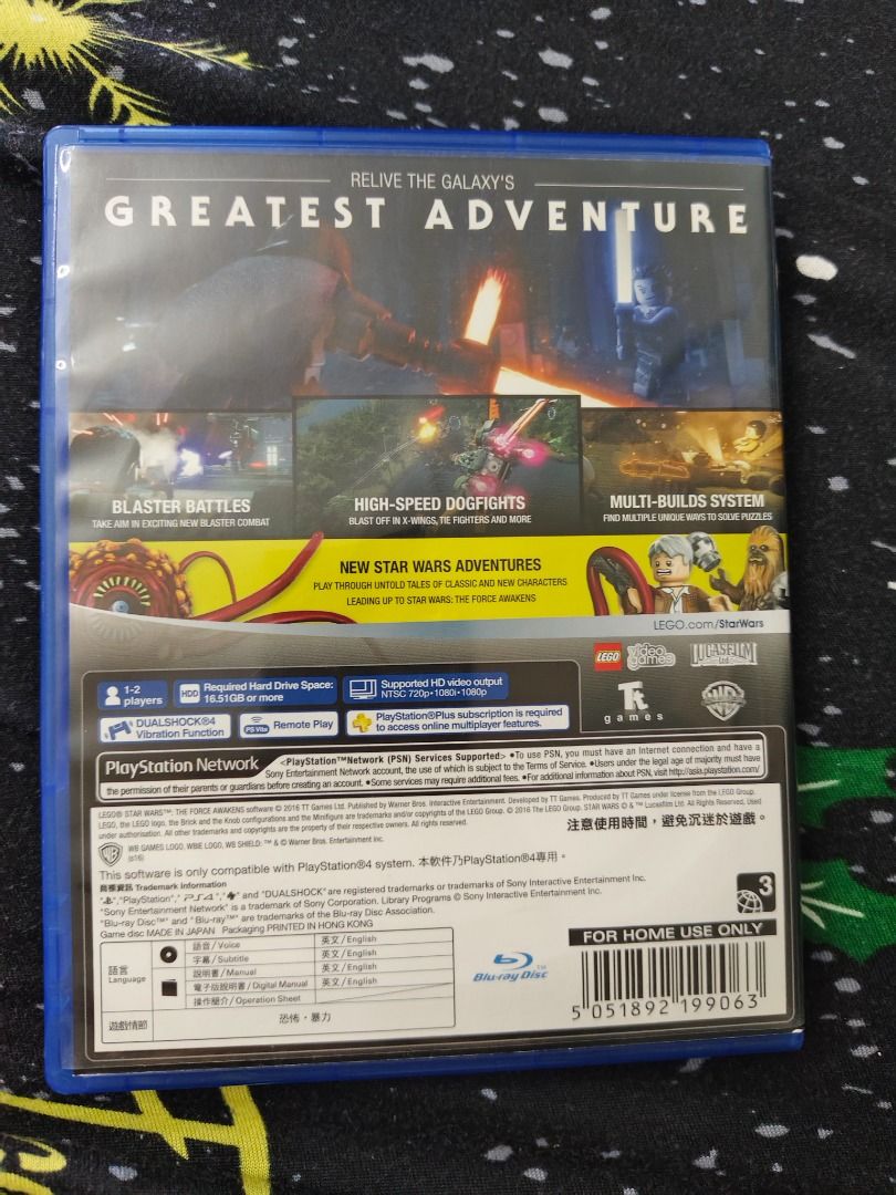 Lego Star Wars: The Force Awakens PS4, Video Gaming, Video Games ...