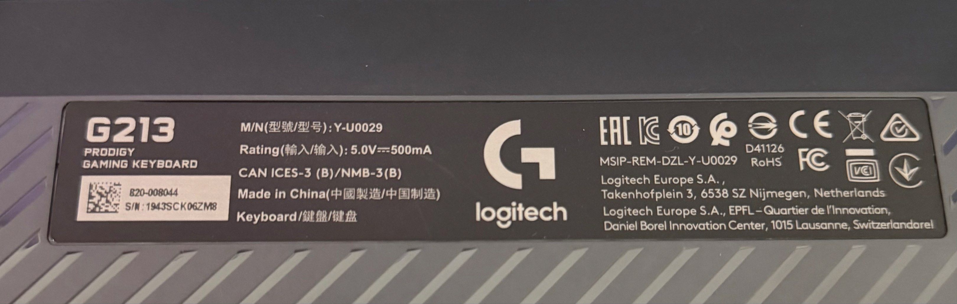 Logitech G213 Prodigy Keyboard + G403 HERO Gaming Mouse, Computers ...