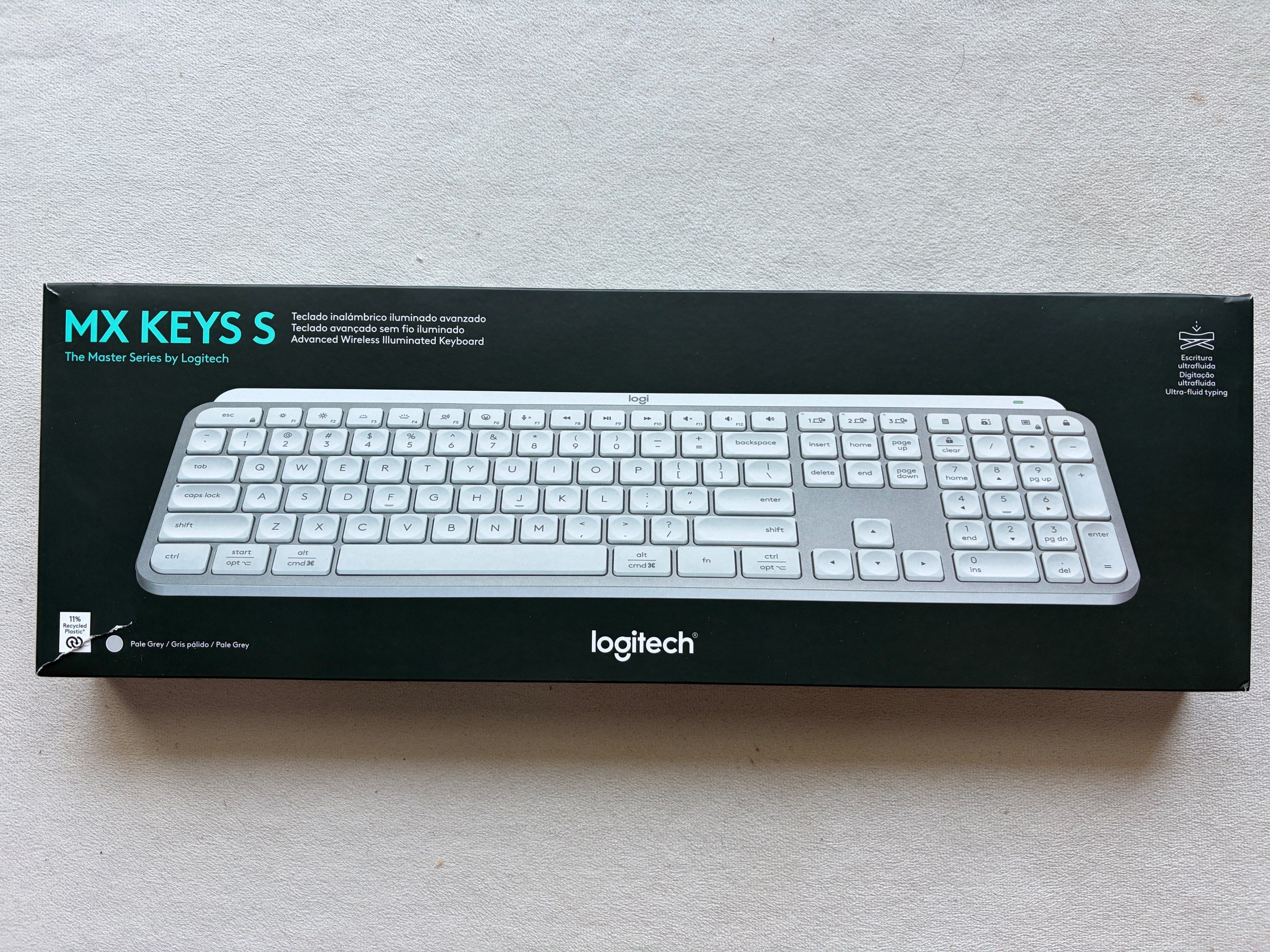 Logitech MX Keys S Wireless Keyboard - Pale Grey, Computers & Tech ...