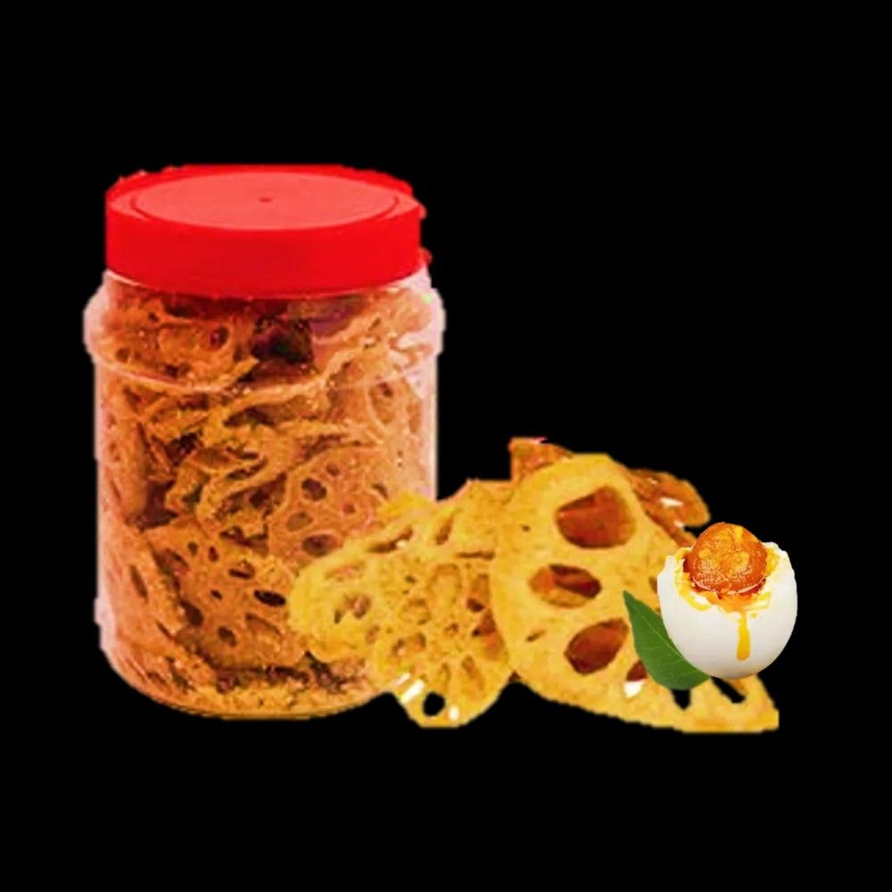 Lotus Root Chips with Salted Egg Yolk, Food & Drinks, Packaged ...