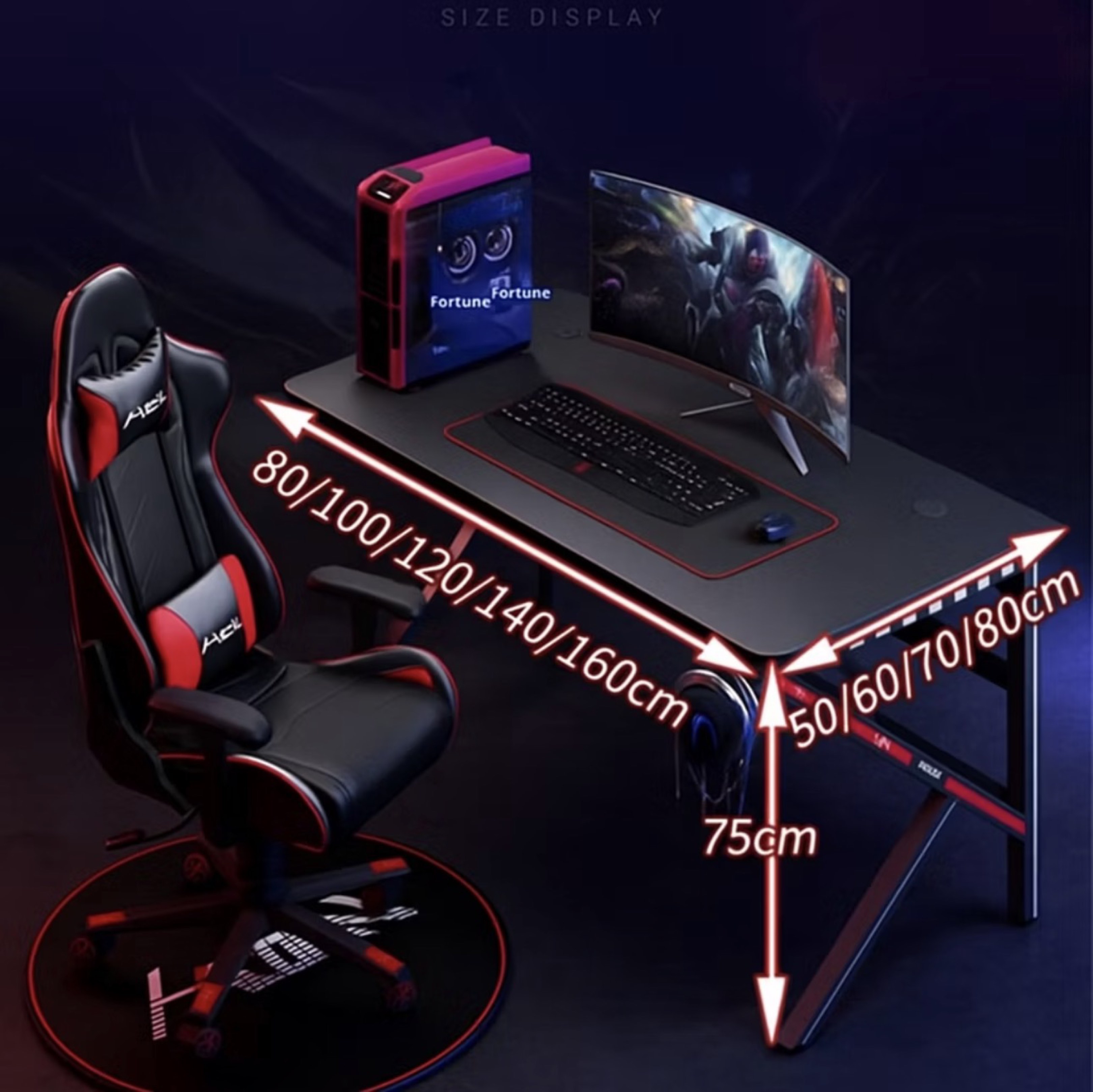 Luxury Gaming Table | Premium Gaming Desk | Modern Design Gaming Table ...