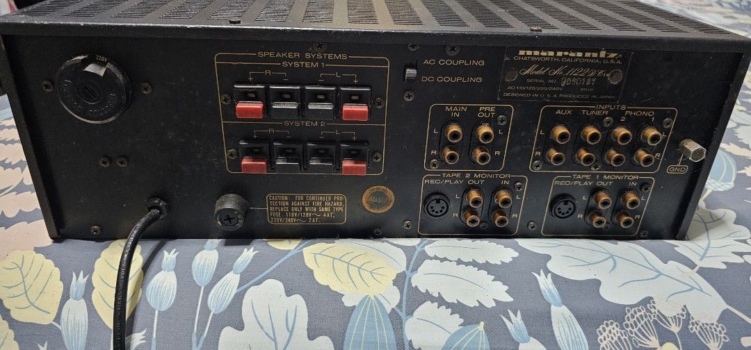 Marantz 1122 pre main Amplifier, Audio, Soundbars, Speakers ...