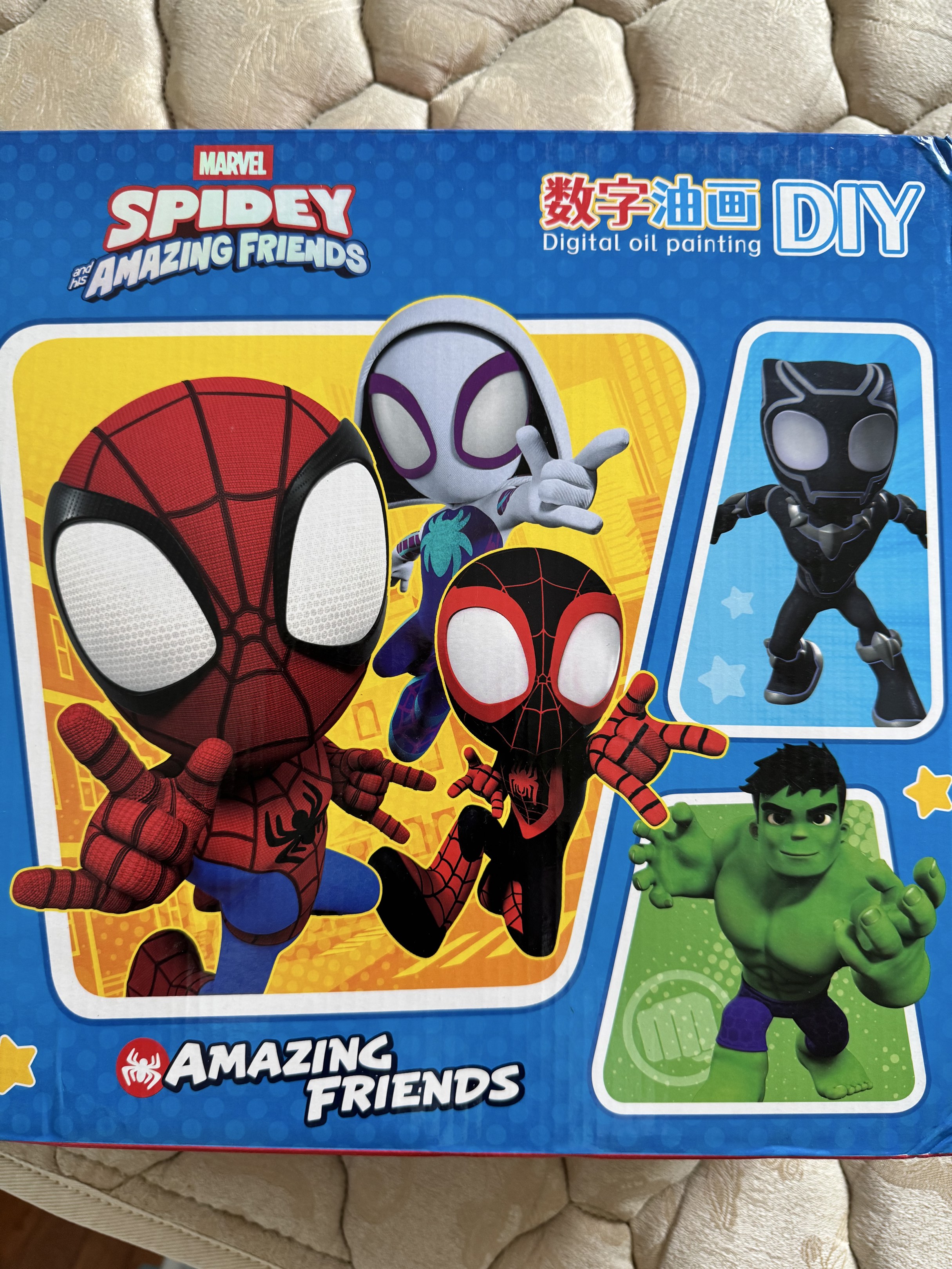 Marvel Spidey and His Amazing Friends DIY Painting Kit, Hobbies & Toys ...