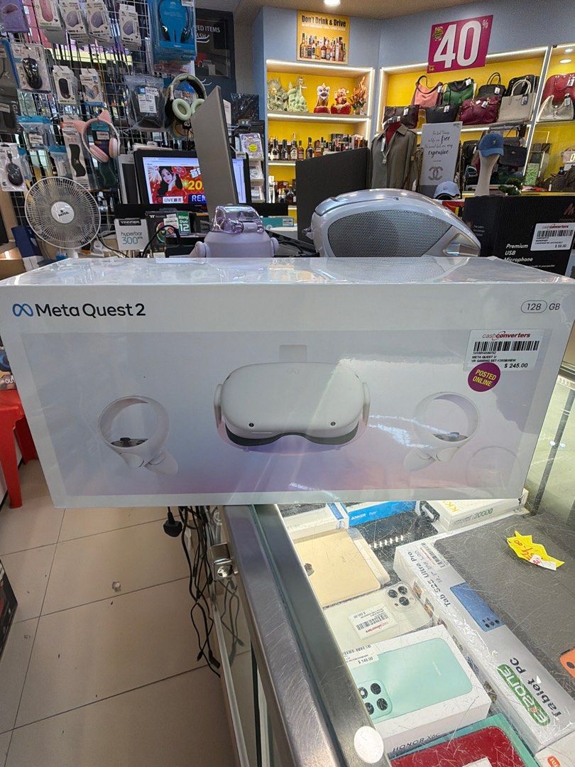 Meta Quest 2 VR Gaming Set- 128GB, Video Gaming, Gaming Accessories ...