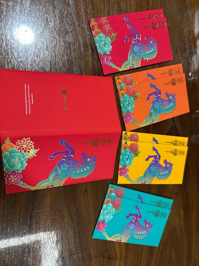 Microsoft 2026 Horse Ang Pao Packets, Hobbies & Toys, Occasions & Party ...