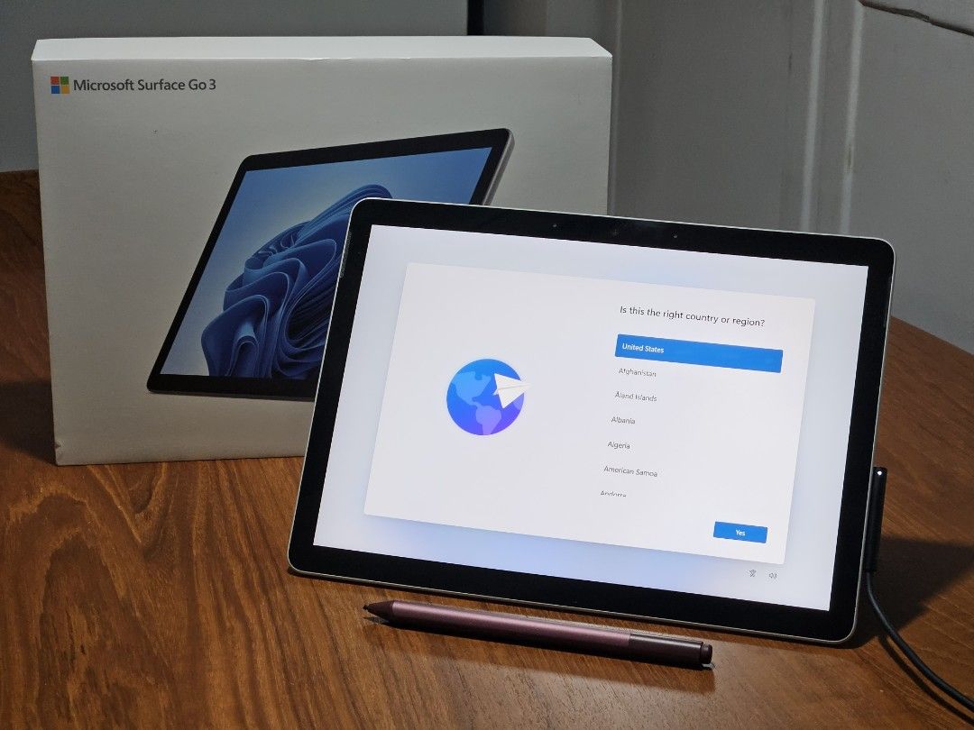 Microsoft Surface Go 3 Tablet - with Stylus, Computers & Tech, Laptops ...
