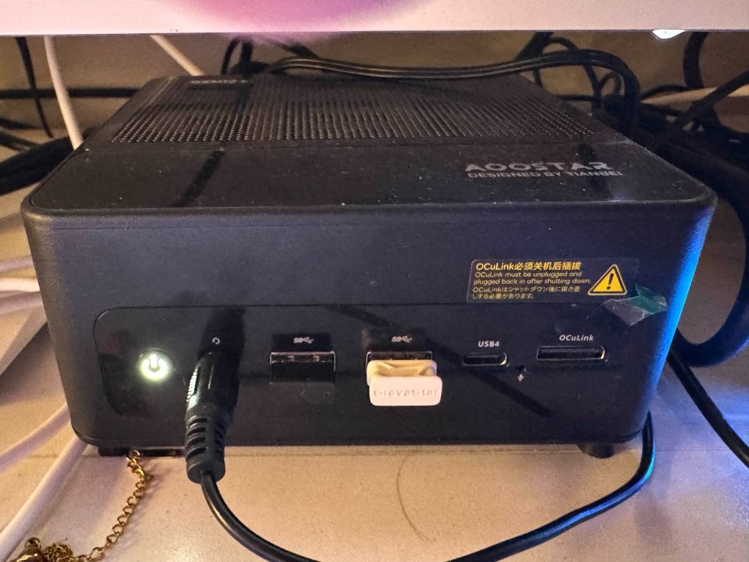 MINI PC AOOSTAR GEM12 Ryzen7 DDR5 M.2 Full Functionality TypeC Win11 ...