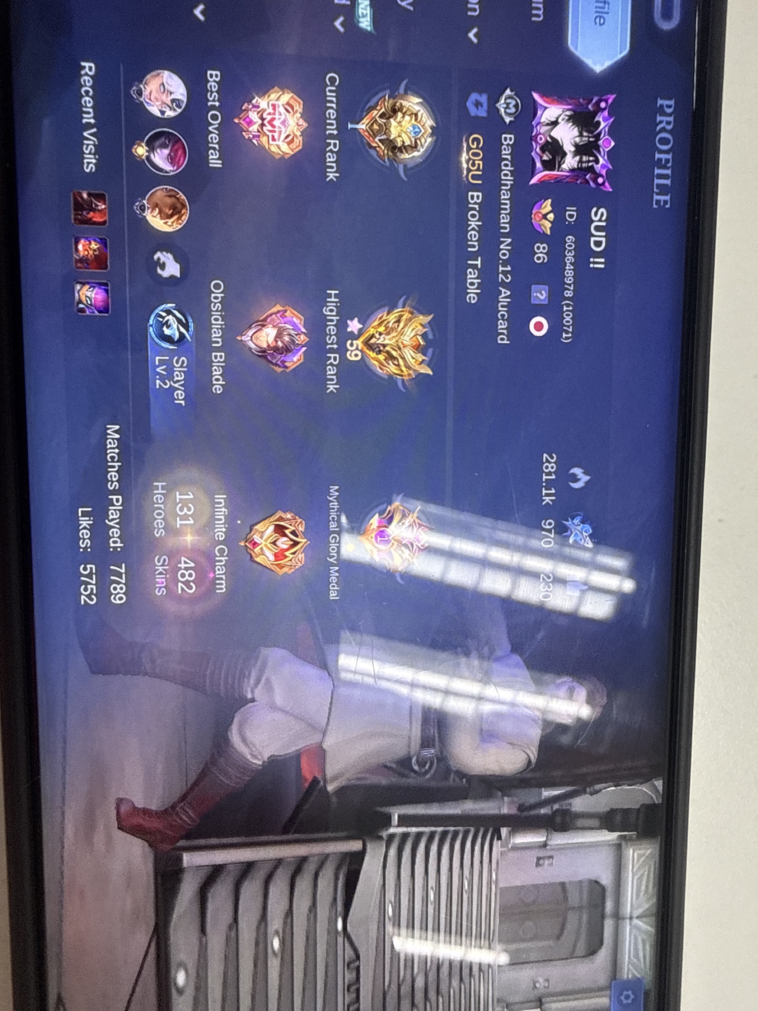 Mobile Legends Account -, Video Gaming, Gaming Accessories, Game Gift ...