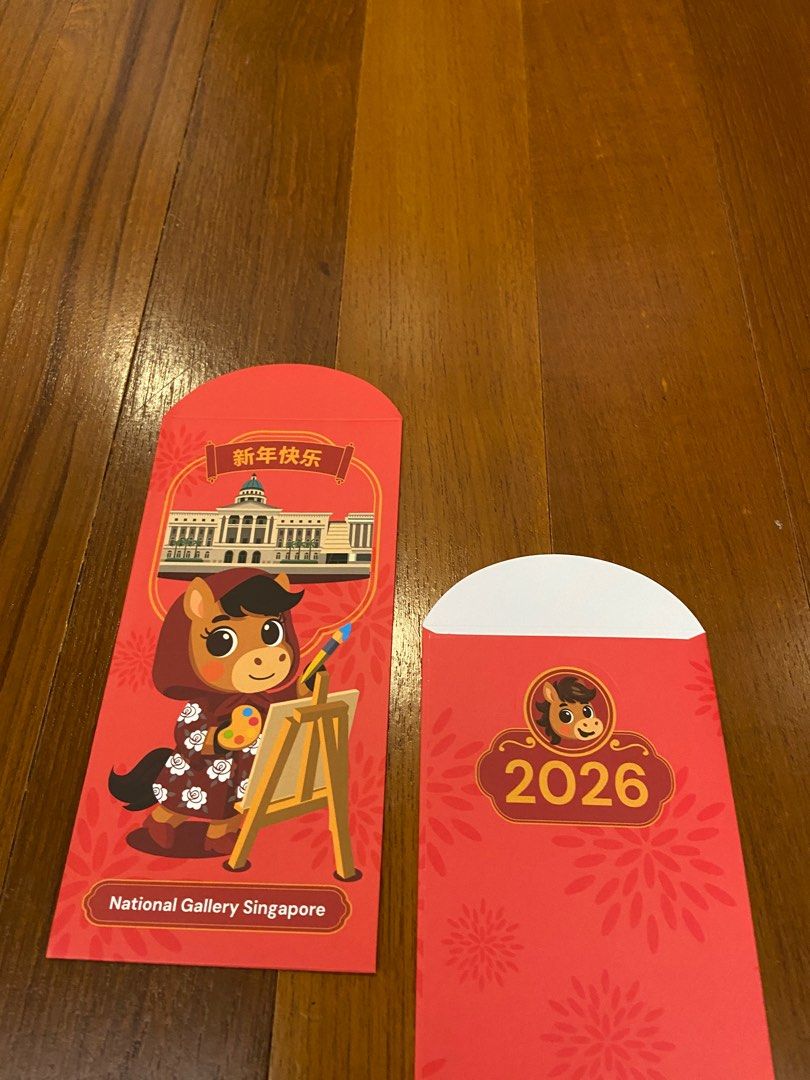 National Gallery Spore CNY red packet 2026, Hobbies & Toys, Memorabilia ...