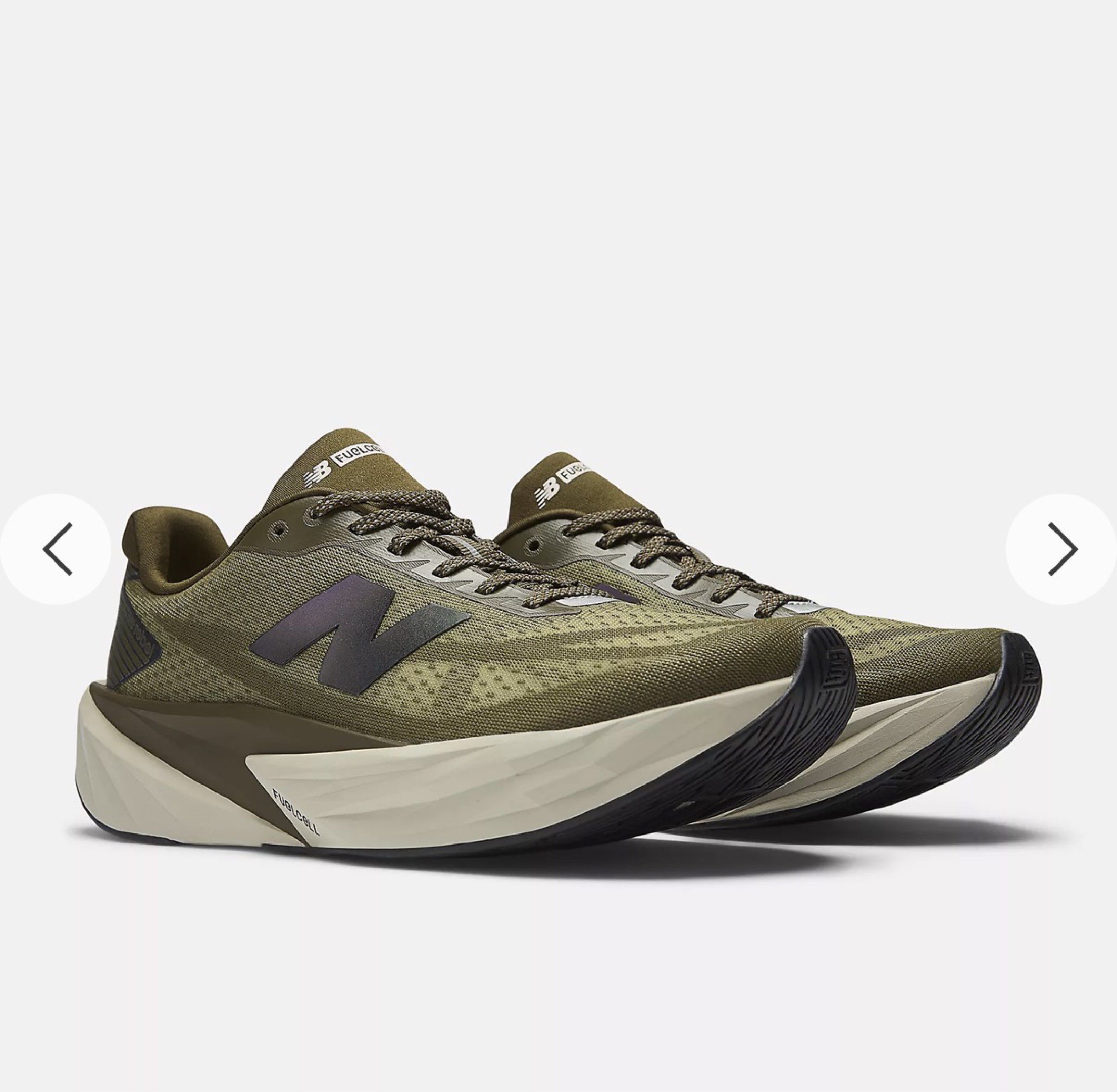 New Balance FuelCell Rebel v5 - Olive Green - US 8, Men's Fashion ...