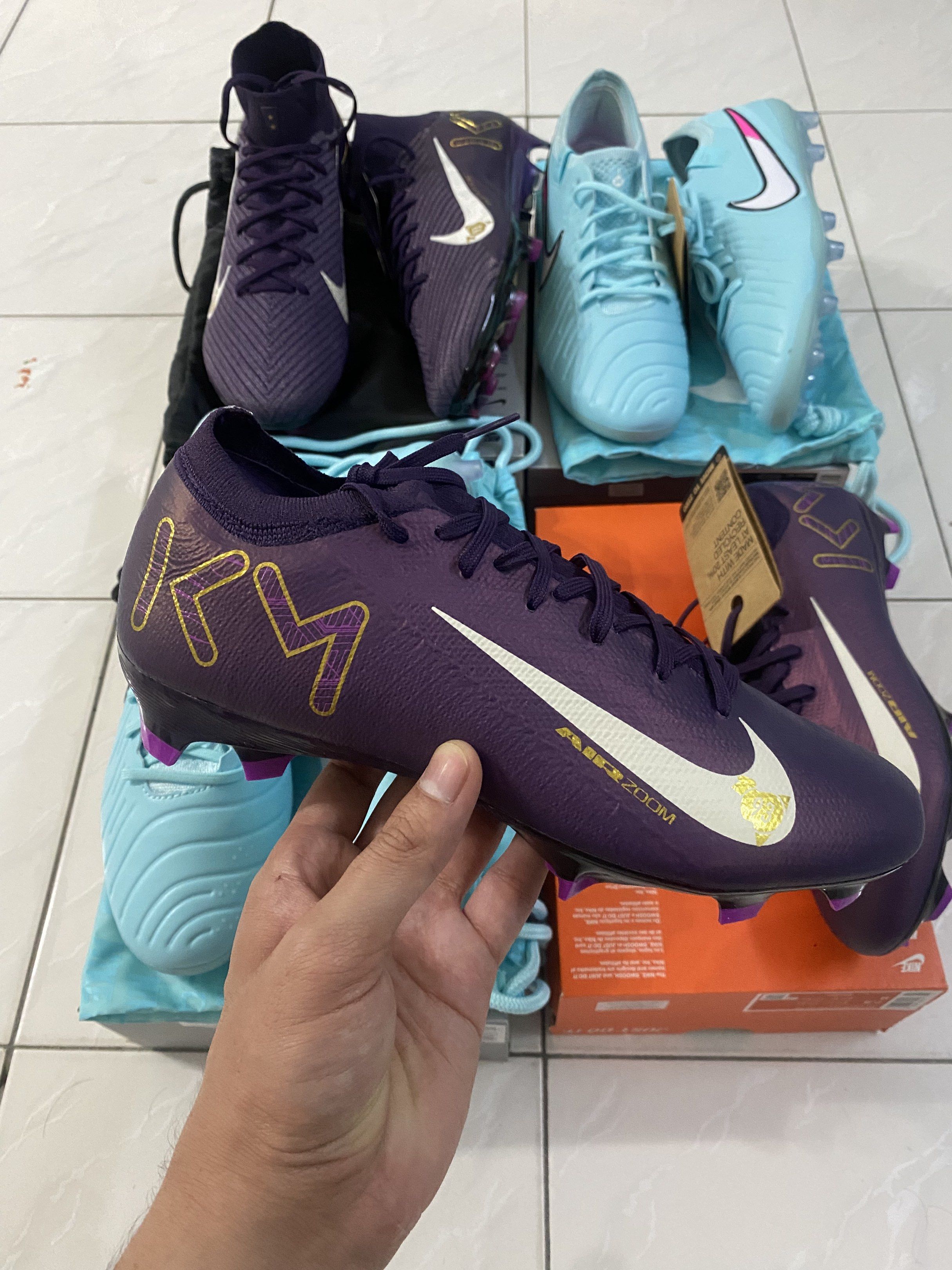 Nike Zoom Mercurial Vapor 16 Pro Kylian Mbappe FG, Men's Fashion ...