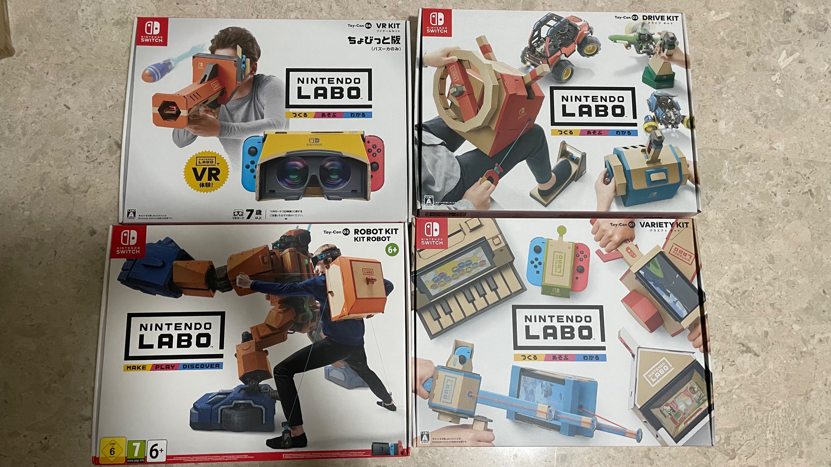 Nintendo Labo Variety, Robot, VR, and Drive Kits, Video Gaming, Gaming ...