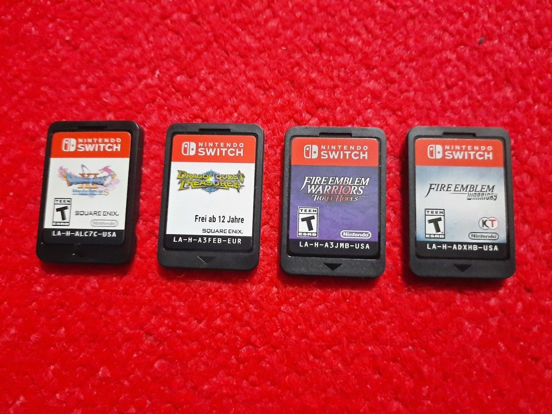 Nintendo switch Dragon Quest treasure & XI and Fire emblem warriors & 3 ...