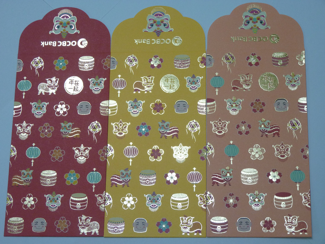 OCBC Red Packets (8-Pieces), Hobbies & Toys, Occasions & Party Supplies ...